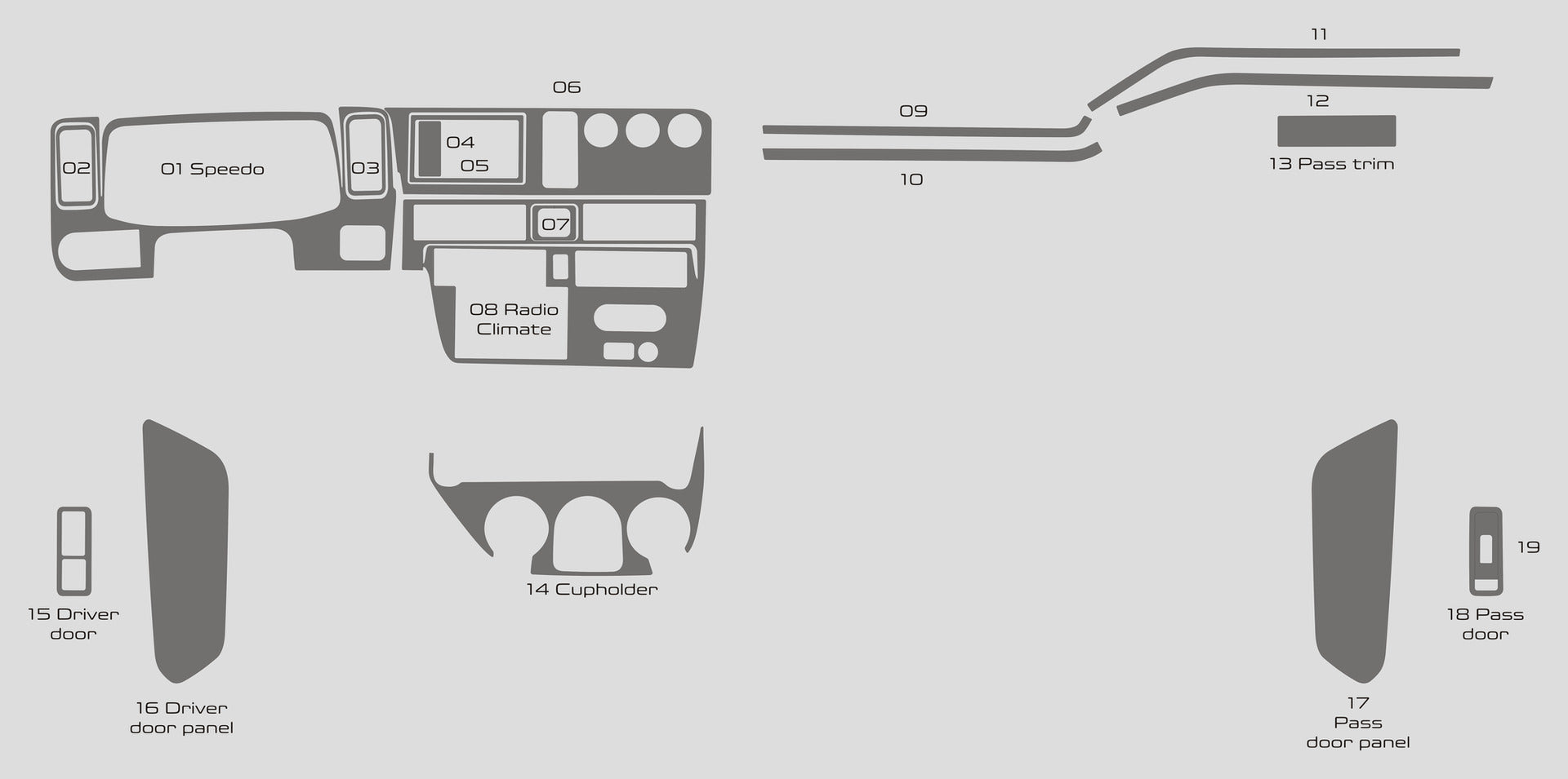 International LT (Truck) - 2016-2026 - Dash kit (Full) - #ITLT16INF ...