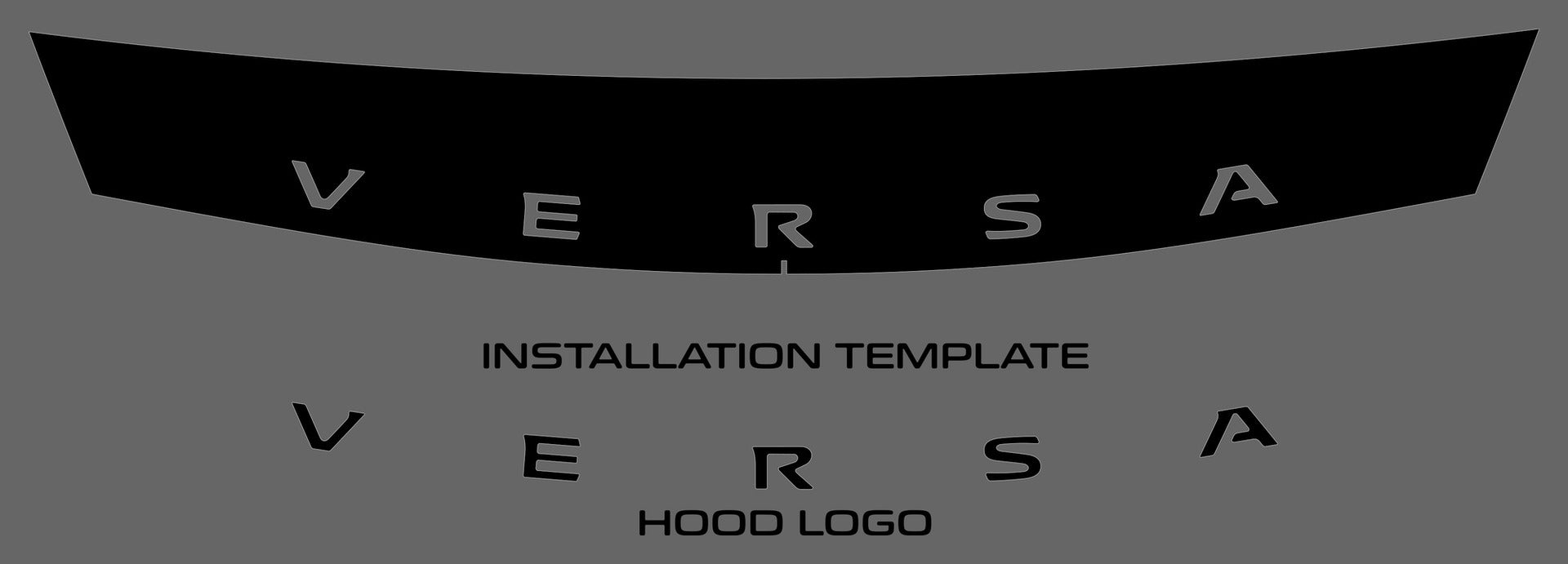 Nissan Versa (Sedan) - 2021-2026 - Hood Logo - #NIVE21LOG – Designer Trim