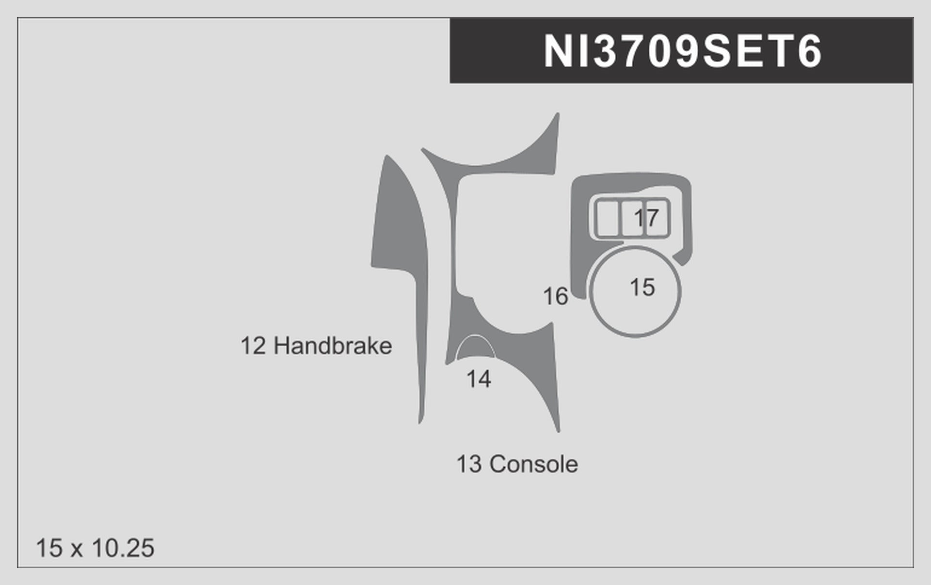 Nissan 370Z (Coupe) - 2009-2020 - Special Selection - #NI3709SET6 ...