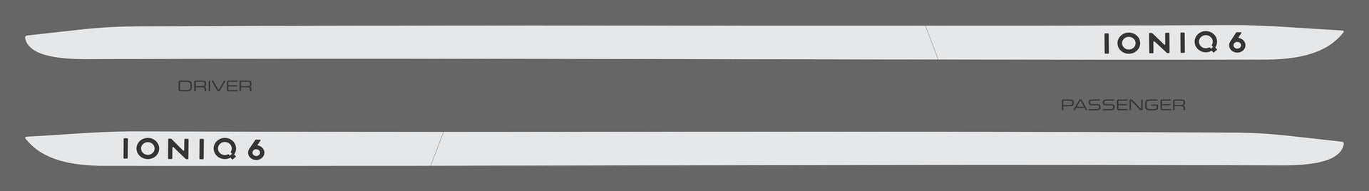 Hyundai Ioniq 6 (Sedan) - 2023-2025 - Rocker - #HYI623RKR – Designer Trim
